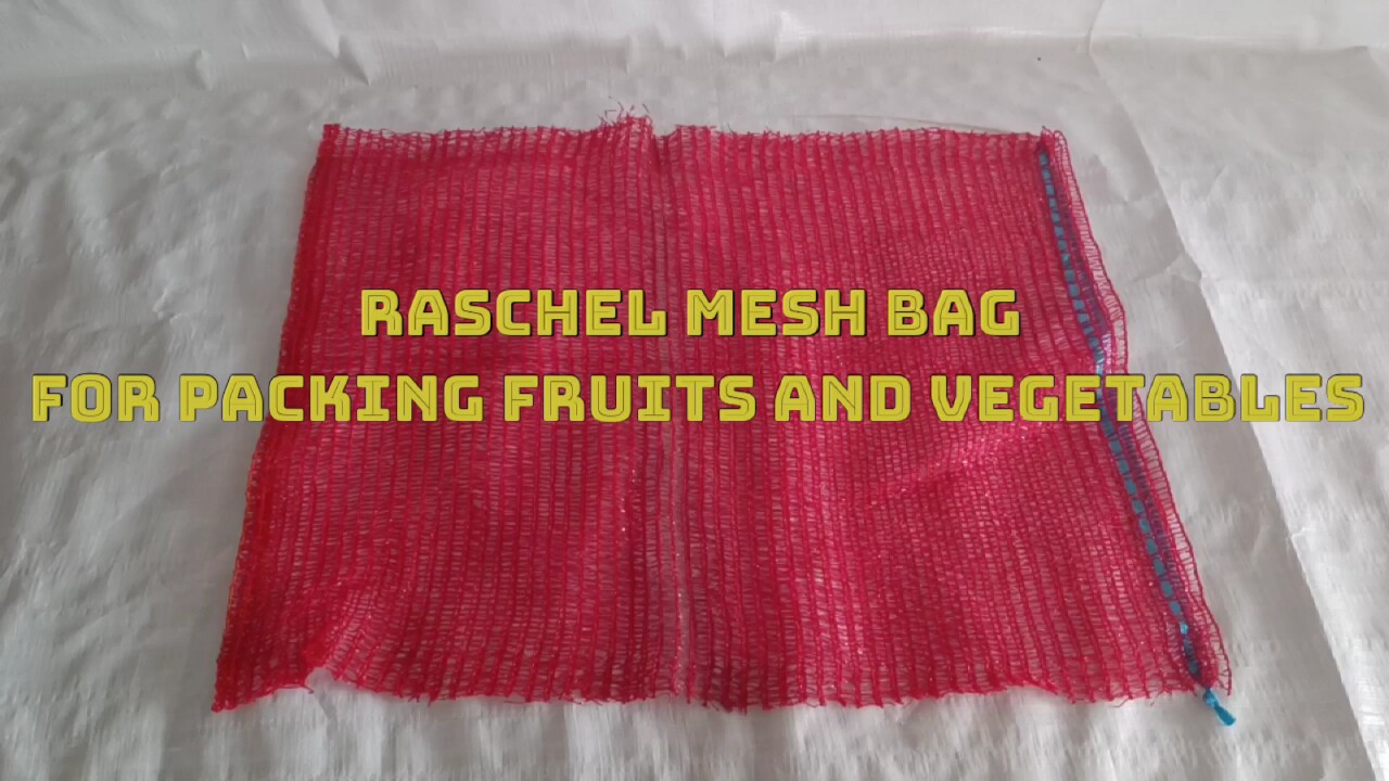 Raschel Bag In Roll For Automatic Packing Hdpe Knitted Mesh Bag Roll ...