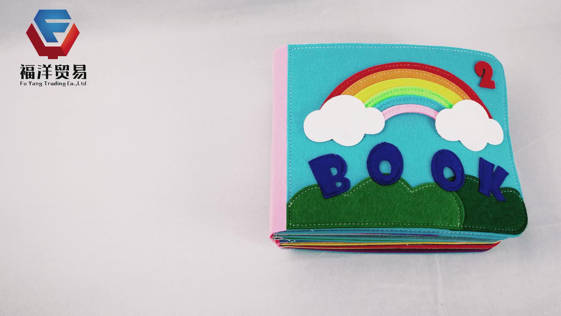 Wholesale Felt Baby Toys Educational Montessori Felt Learning Book ...