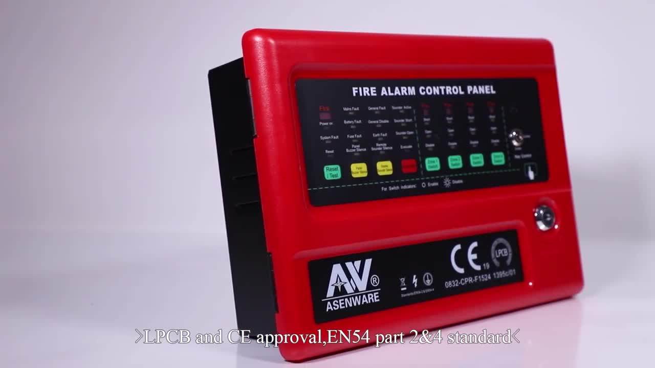 Lpcb Approved Conventional Fire Alarm Annunciator Panel 4 Zone - Buy ...