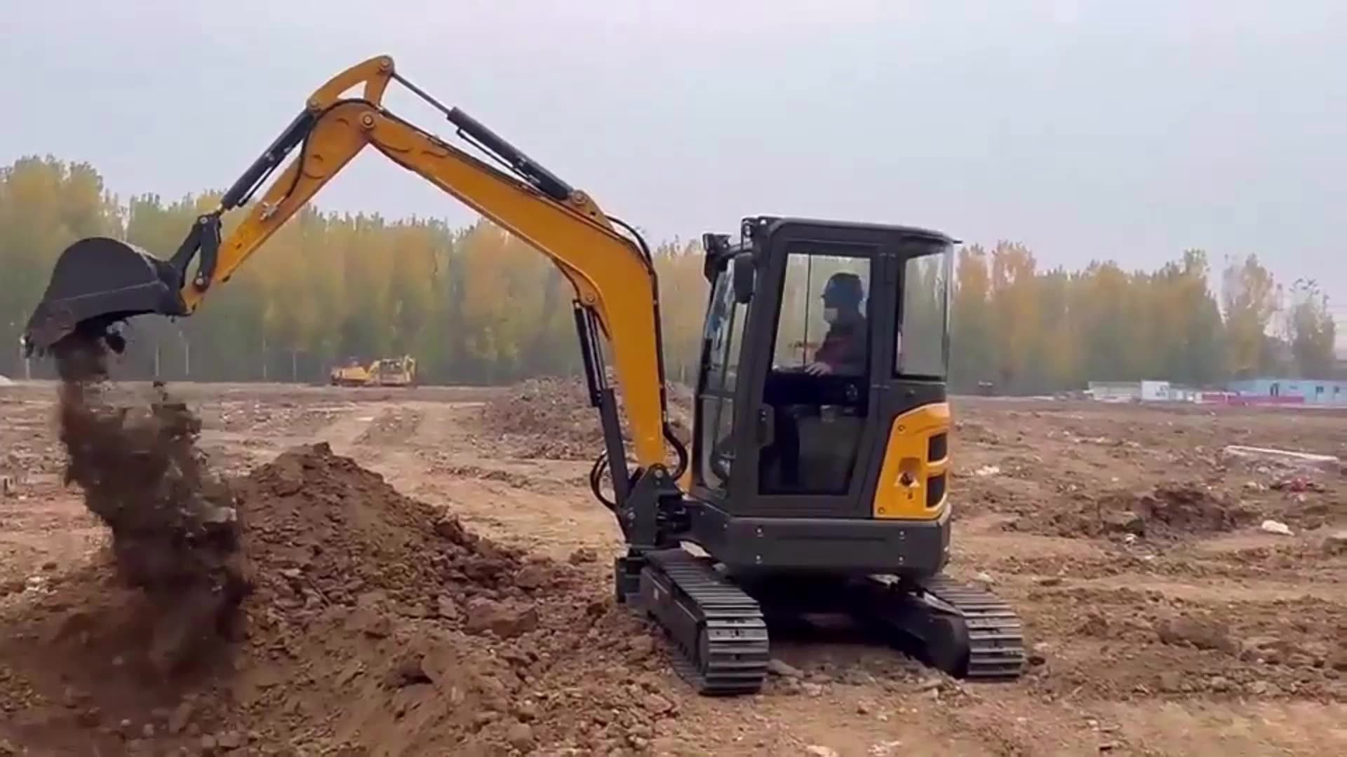 Factory Chinese Mini Excavator Kubota Engine Crawler Digger Diesel ...