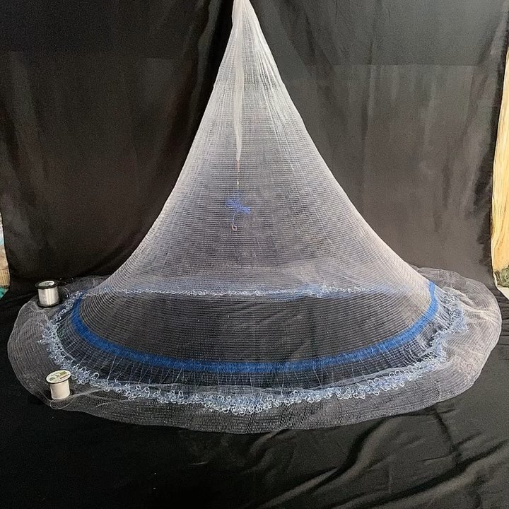 2021 Hot Sale Bottom Pocket Cast Nets Korean Style Fishing Net With ...
