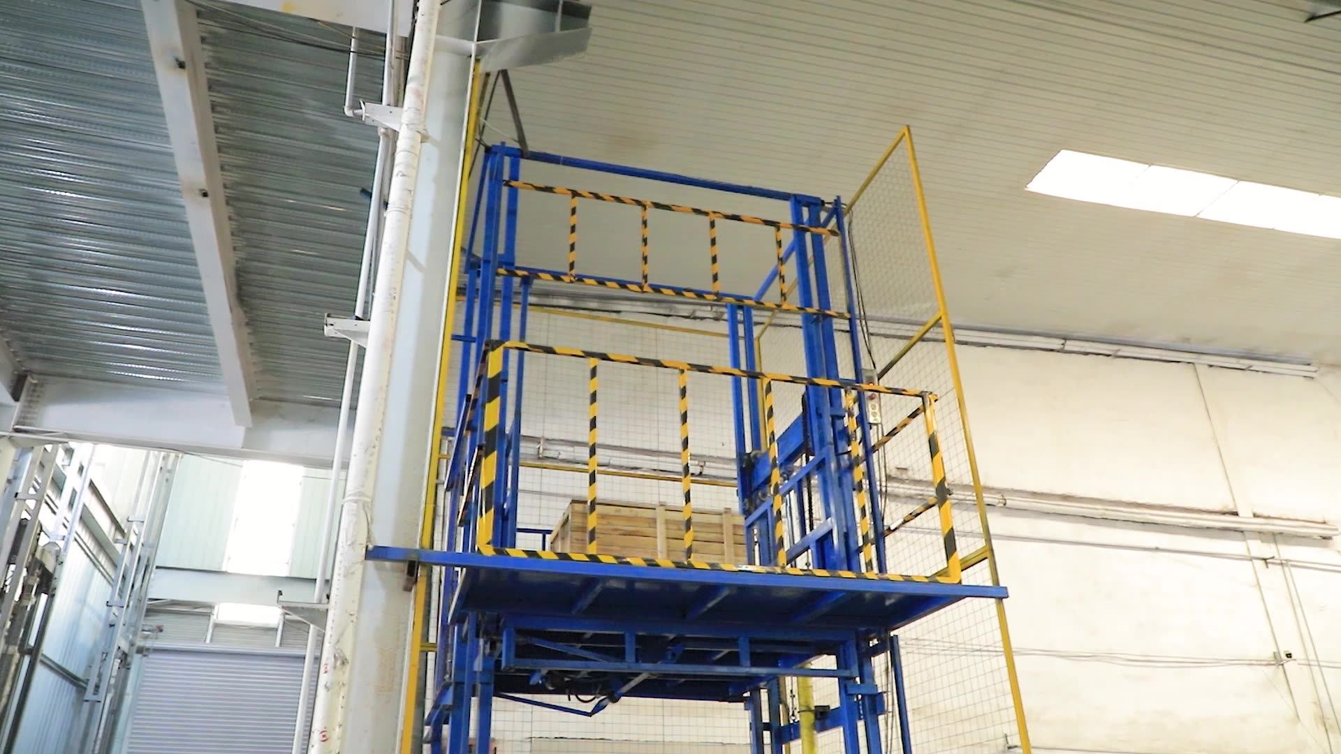 Hydraulic Warehouse Electric Elevator Lift Cargo Elevated - Buy ...