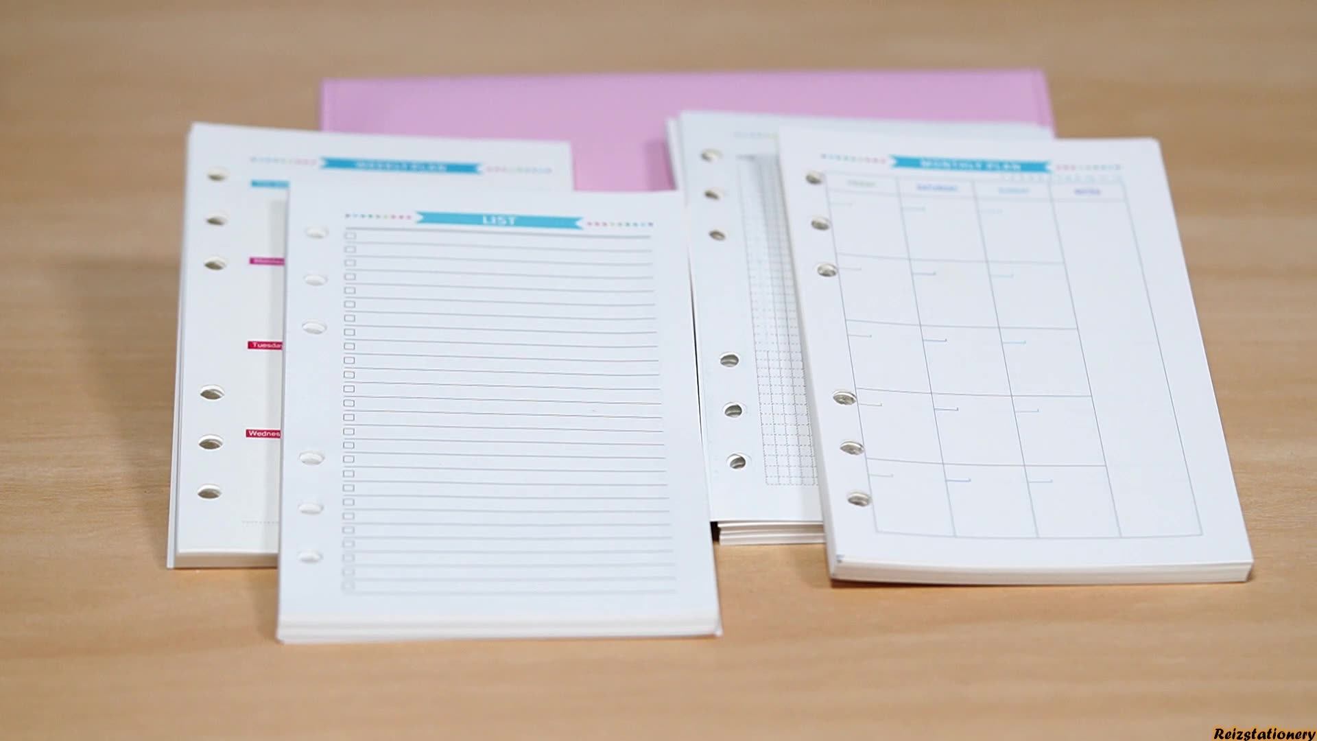 6-hole Calendar A6 Paper Refill Paper Planner Paper Refills - Buy ...