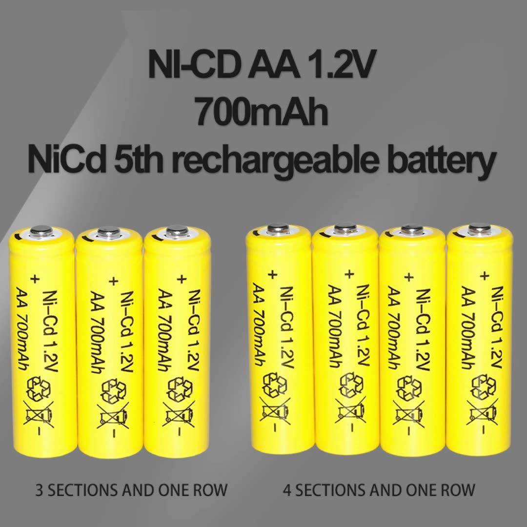 Factory No.5 Nicd Rechargeable Aa 700mah 1.2v Operated Train Battery ...