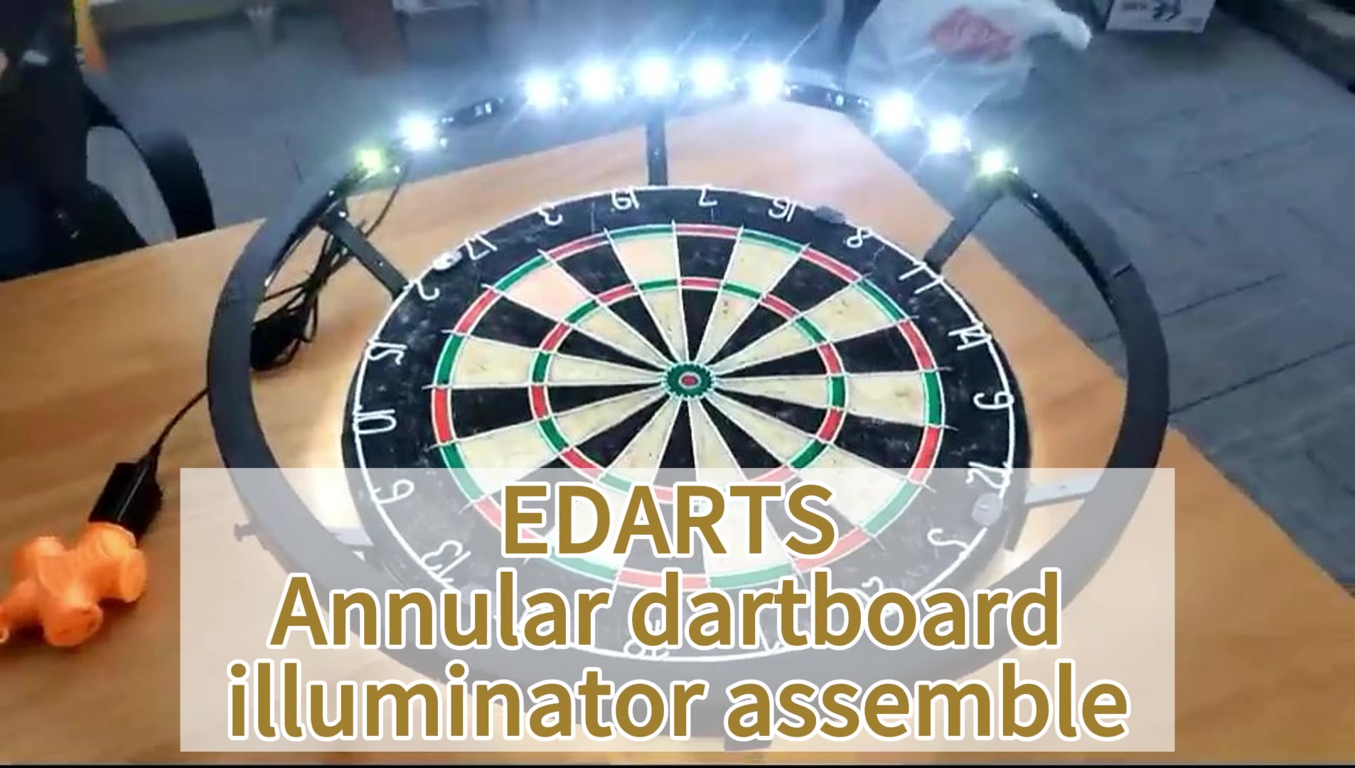 Multiple Use Led Dartboard Lighting Annular Dart Board Iluminator Sisal ...