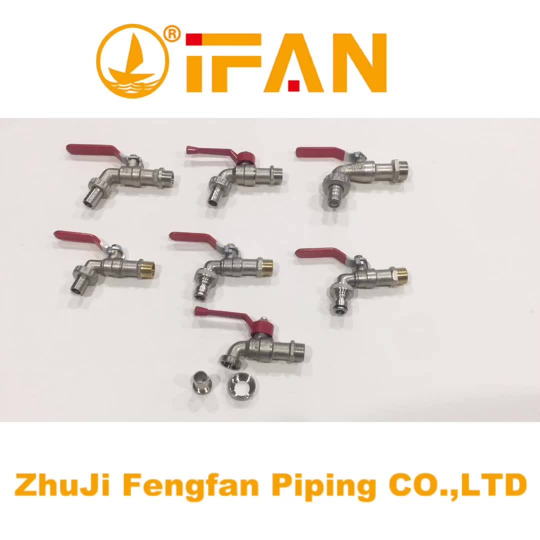 Wholesale Garden Bib Tap 1/2 Inch Bib Cock With Brass Core Iron Lever ...