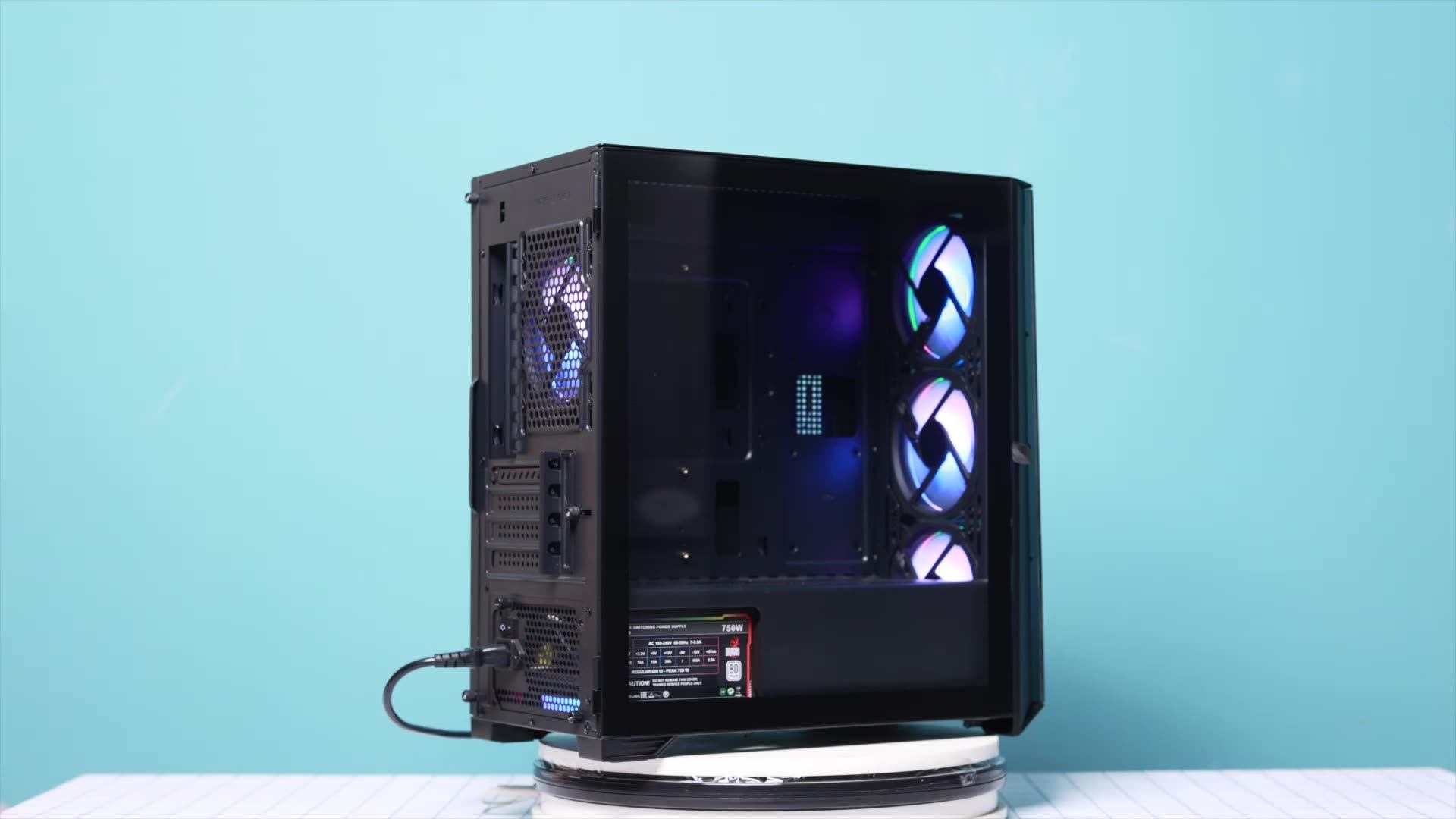 Fashion Design New Pc Case With 4.0mm Tempered Glass Front Panel ...