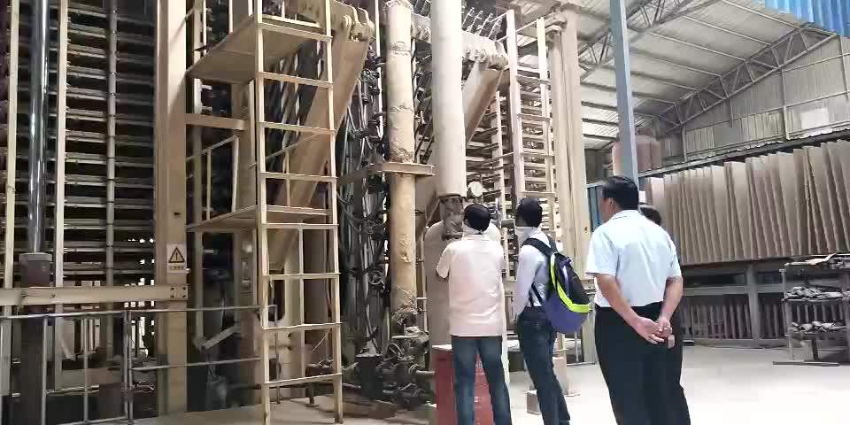 Automatic Small Capacity Particle Board Production Line Making Machine ...