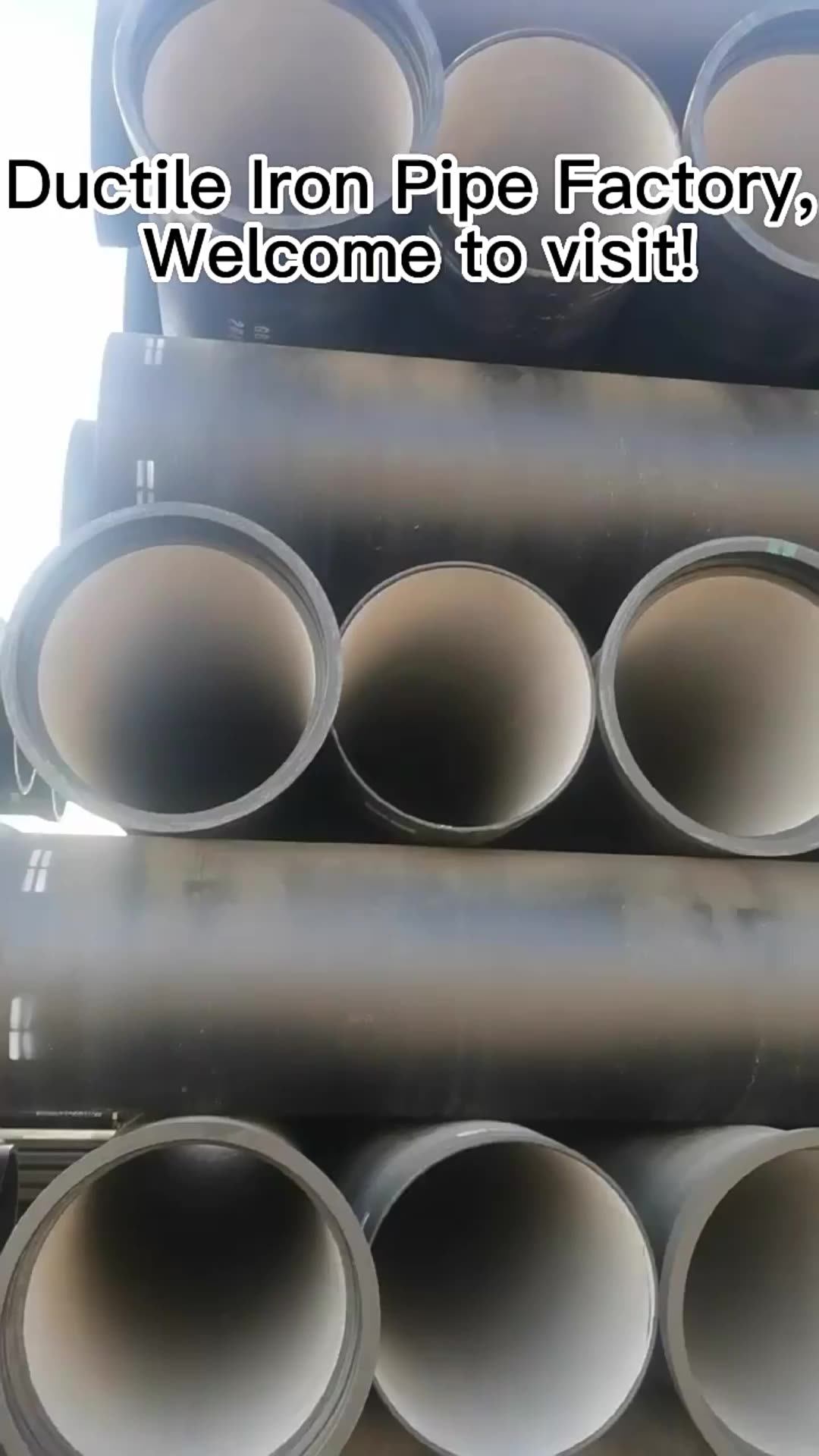 Large Diameter Coating K7 K9 Class Ductile Cast Iron Pipe 8 Inch 300mm ...