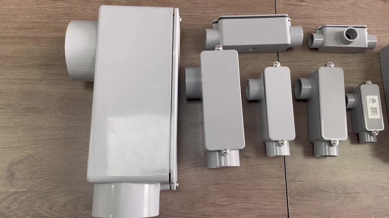 Pvc Non-metallic Conduit Body With Cover Gasket 1" T Type Joint Gary ...