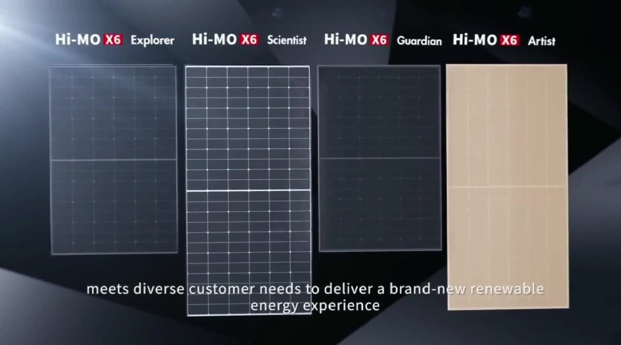 Longi Himo6 Topcon Half Cell Mono Facial Solar Panels 445w-455w Black ...