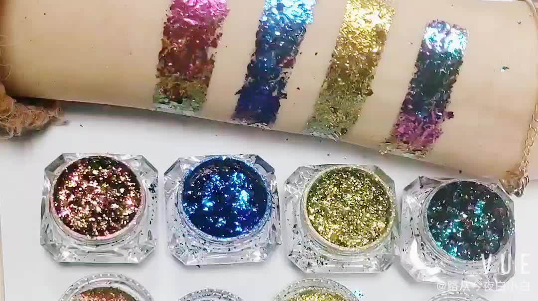 High Sparkling Cameleon/chameleon Eyeshadow Glitter Flake Pigment For Eyeshadow Face Makeup Nail ...
