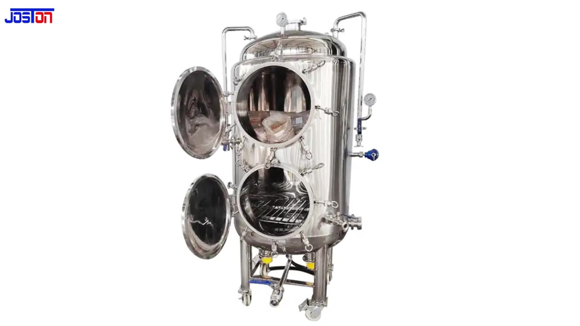 Joston 330l-500l Stainless Steel 220v Single Phase Autoclave Pressure ...