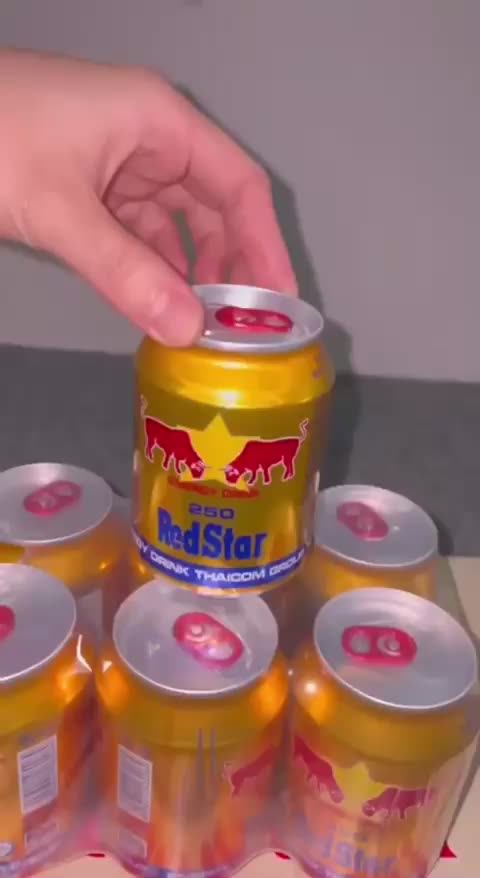 250ml Can Box Energy Drink High Quality Redstar Beverage Yellow Color ...