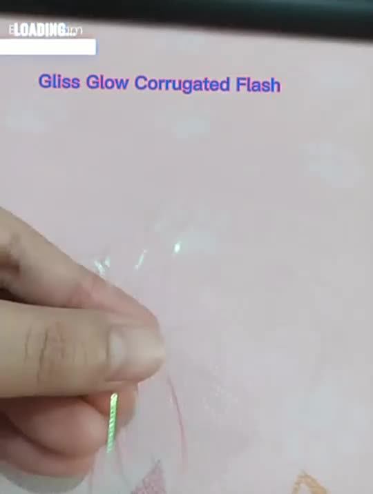 Rainbow Fish Skin Corrugated Flash Strands Gliss Glow Flash Iridescent ...