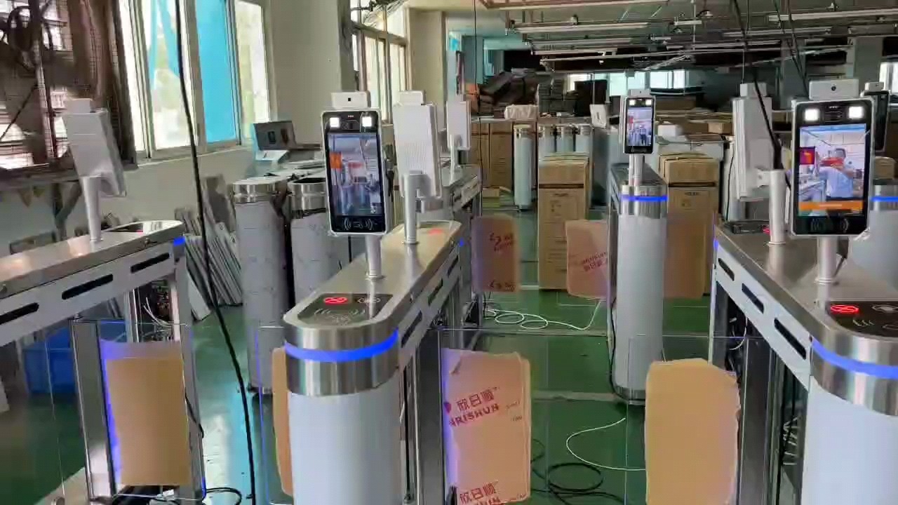 New Servo Motorized Security Full Height Swing Turnstile Gate Portable ...