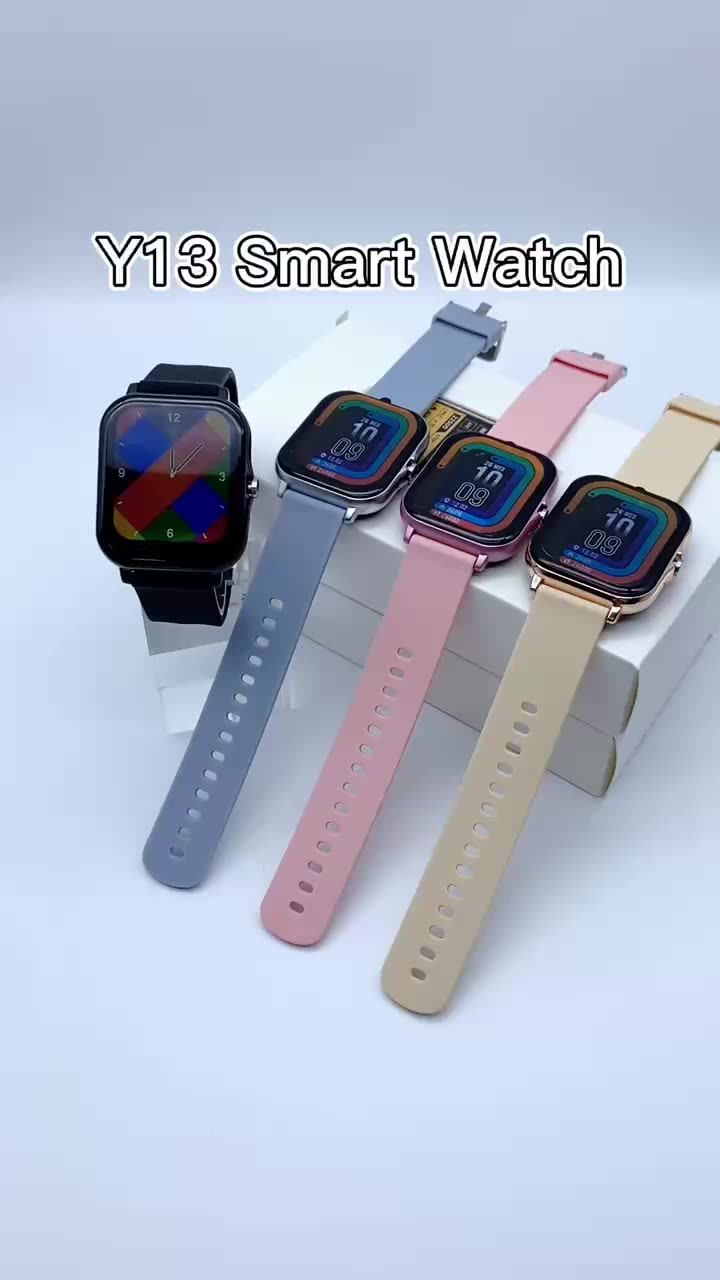1.69 Inch Smart Watch Y13 Bt Call Sport Heart Rate Monitor Smartwatch ...