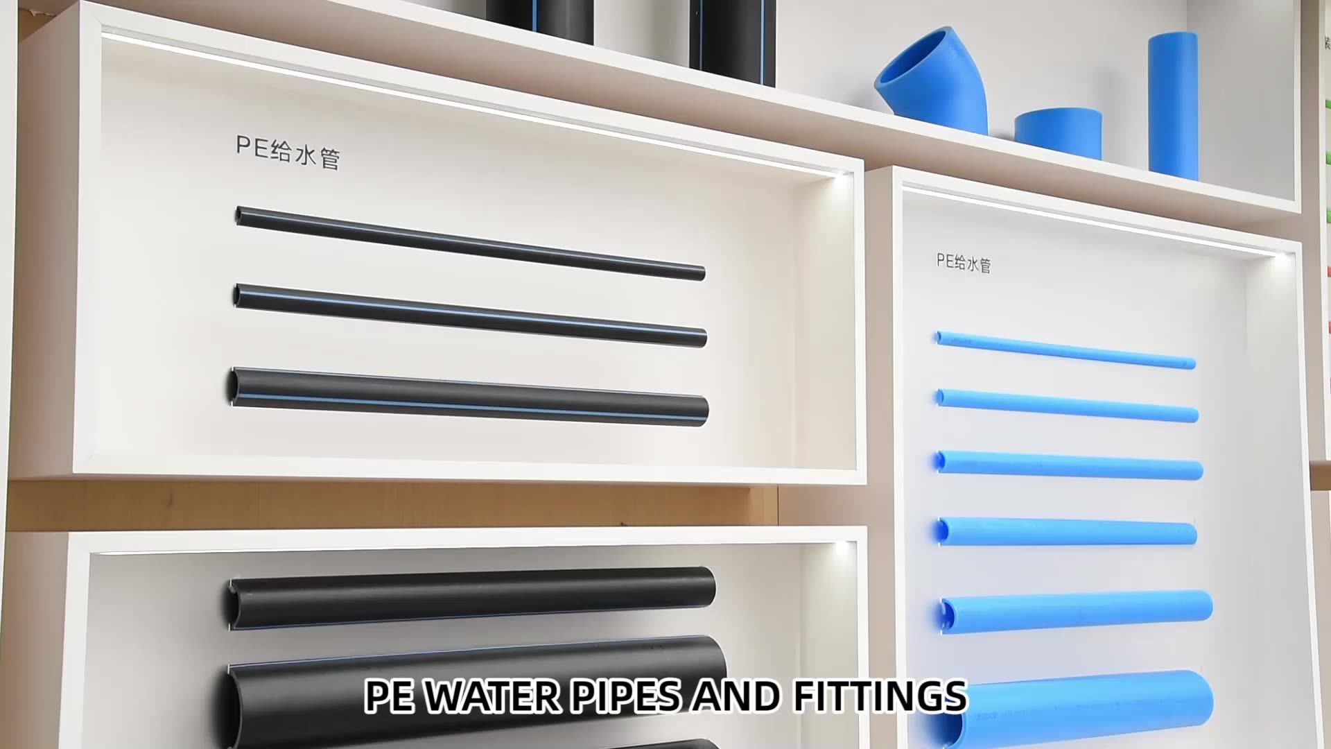 Lesso Blue Stub Flange Pipe Clamp Union Pe Pipe Fitting 90 Degree Elbow ...