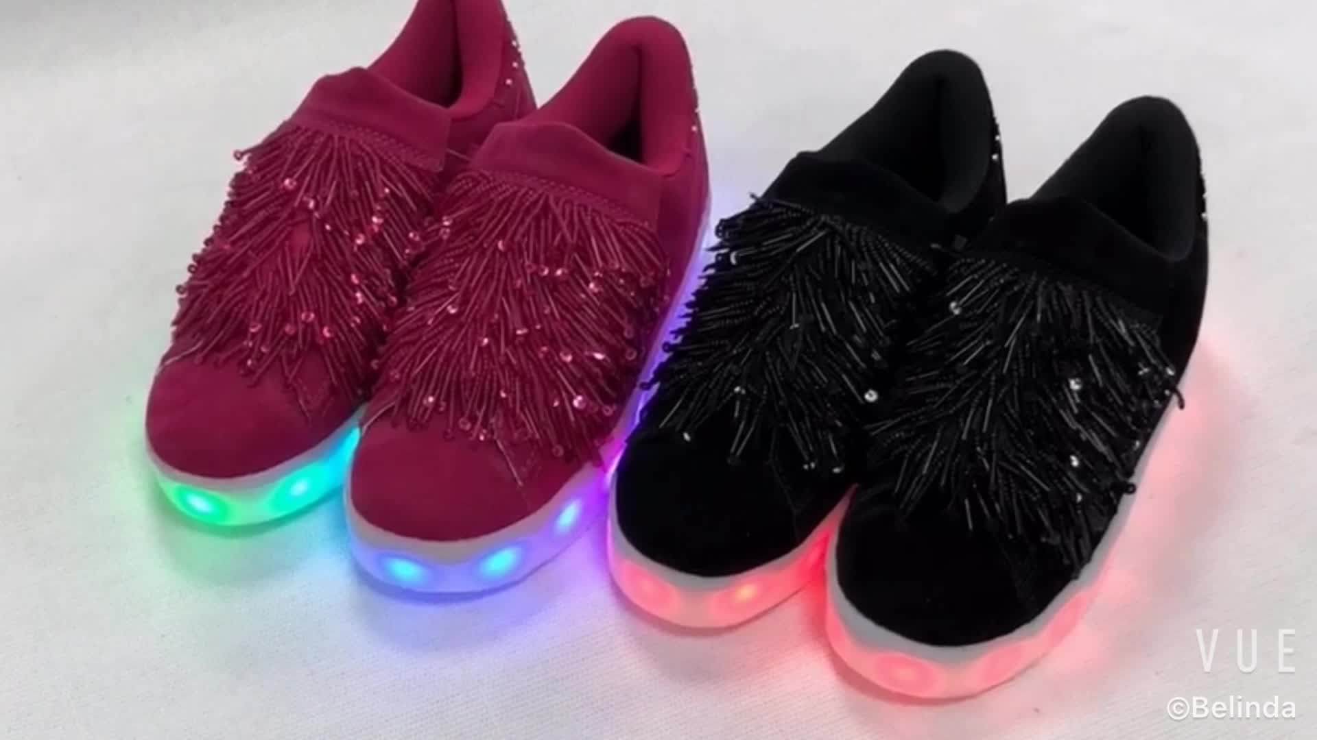 New Design Comfortable Flashing Girls Shoe - Buy Kids Led Flash Shoes ...