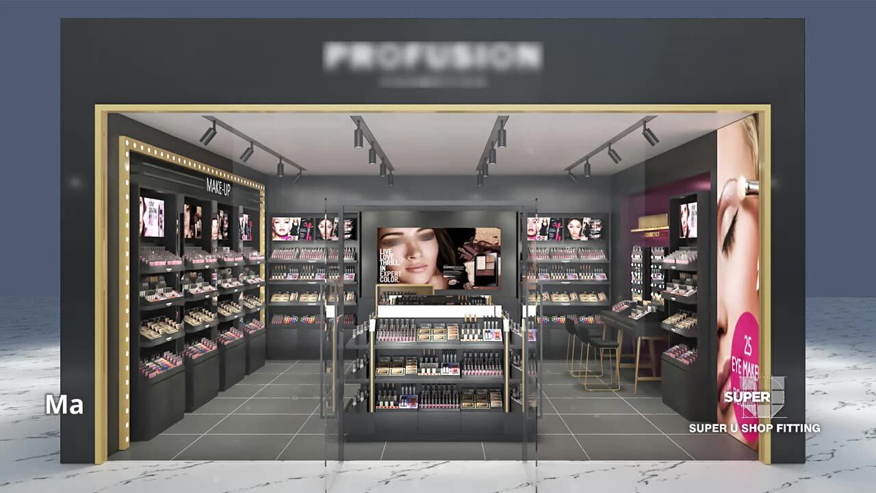 Cosmetics Store Display Design Ideas Beauty Retail Makeup Shop Interior ...