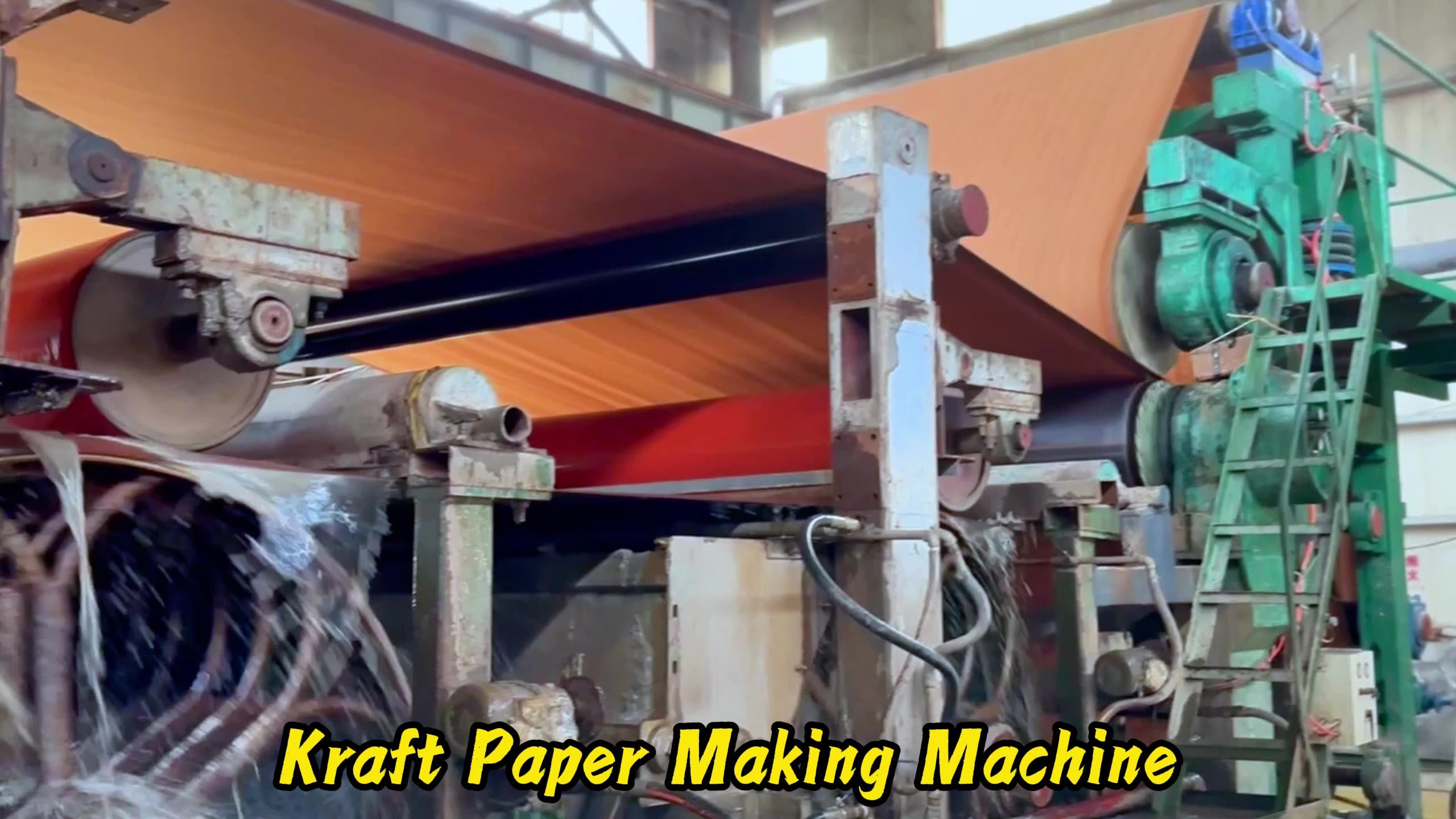 Premium 3800mm Fully Automatic Kraft Paper Making Machine Waste Paper ...