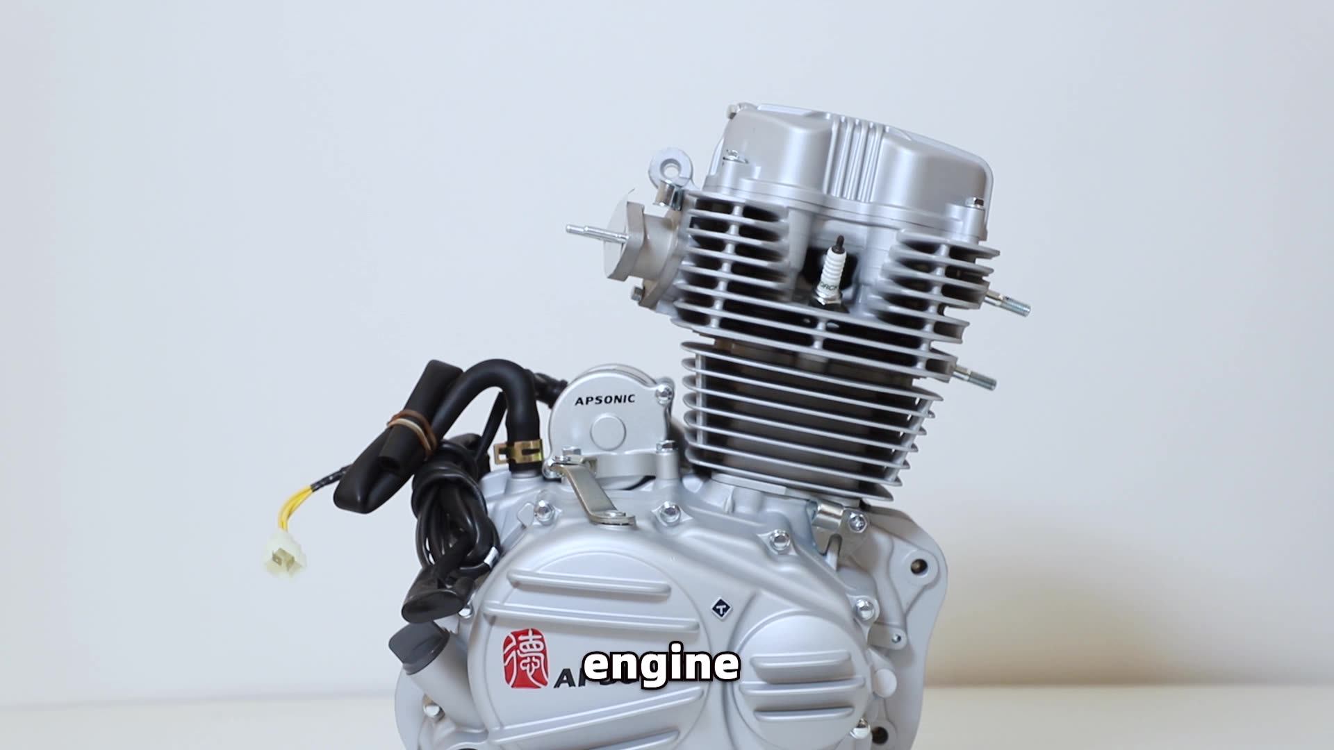 Water-cooled 200cc 4 Stroke Motorcycle Engine Parts Piston Engine ...