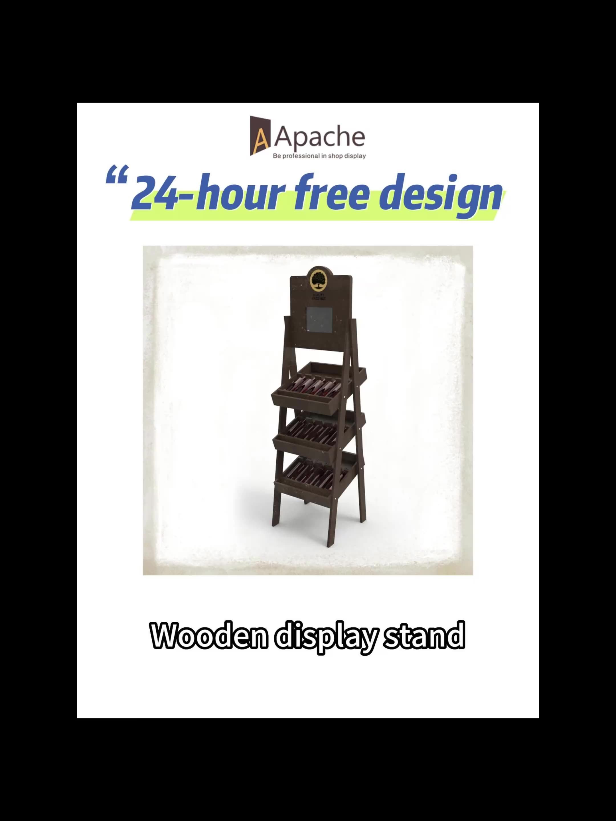 Custom Logo Retail Store Display Racks Supermarket Plush Toy Display ...