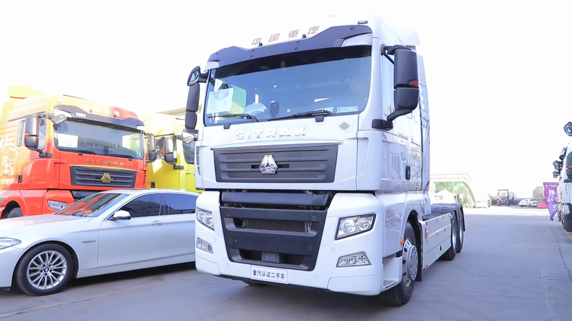 6x4 Transmission Sinotruck Howo Used 375 Tractor Truck Euro 3 Standard ...