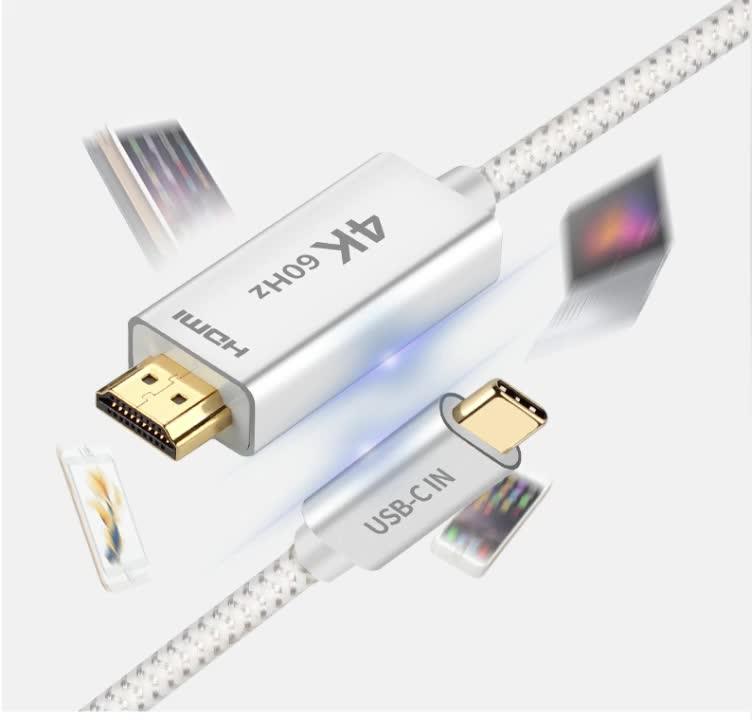 Ult-unite Oem Odm 1m 2m 3m Usb C To Hdmi Cable 4k 60hz Type C To Hdmi ...