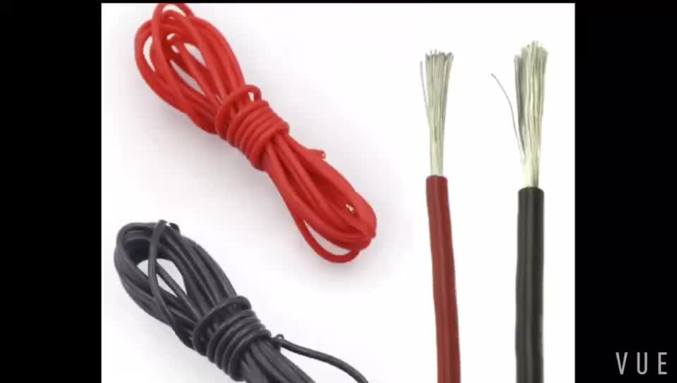 0/2/4/6/8/10/12/14/16/18 Awg Silicone Wire 600v Flexible High Temperature Resistant Electric ...