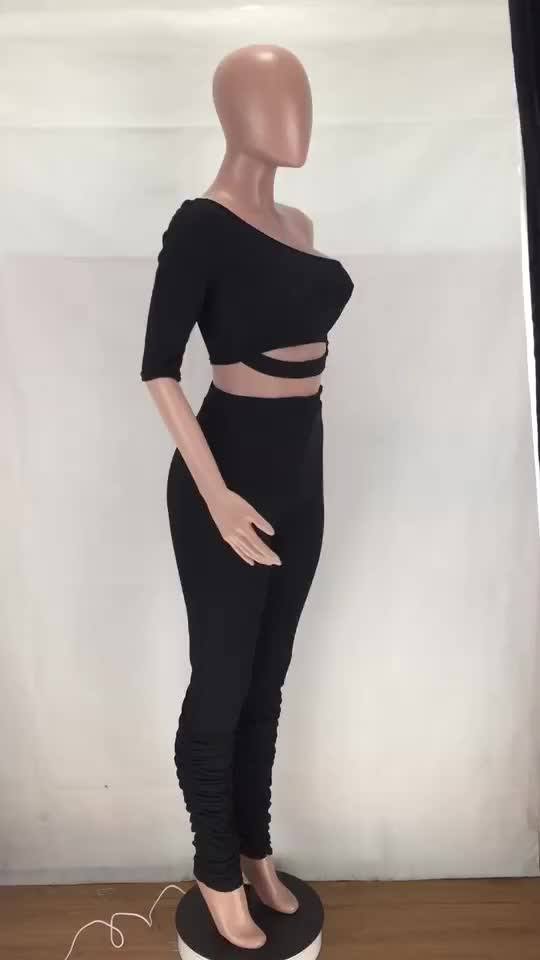 2020 Women Two Piece Summer Set Jumpsuits 2 Piece Set Plus Size ...