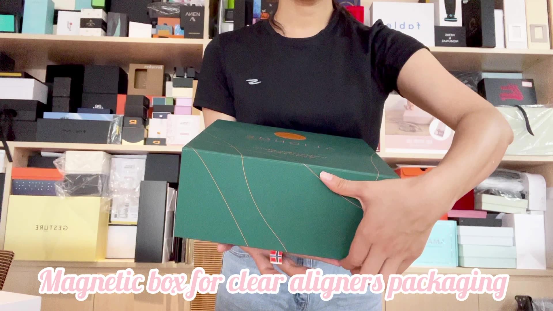 Premium Quality Custom Design Rigid Cardboard 24 Steps Teeth Aligner ...