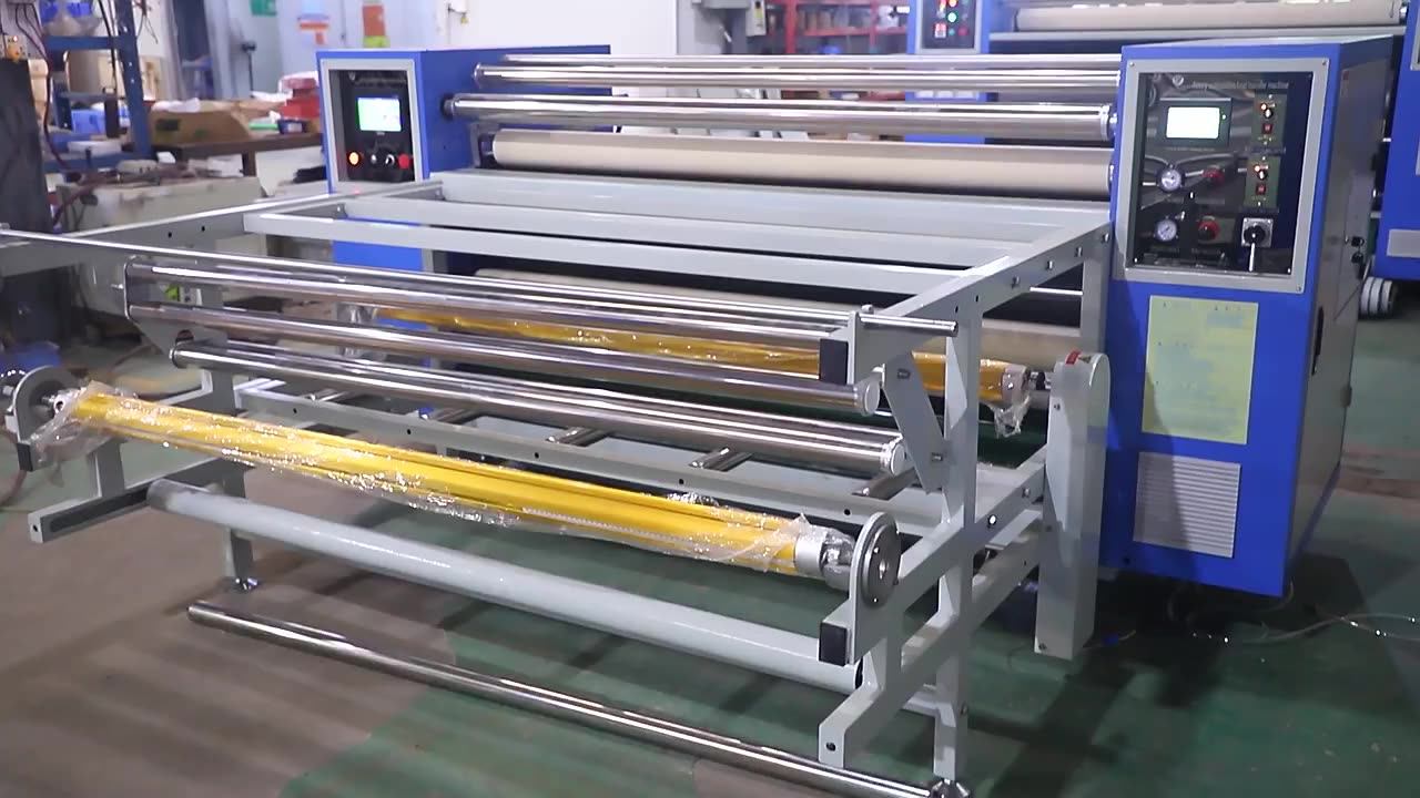 Large Format Sublimation Rotary Roller Fabric Heat Press Machine ...