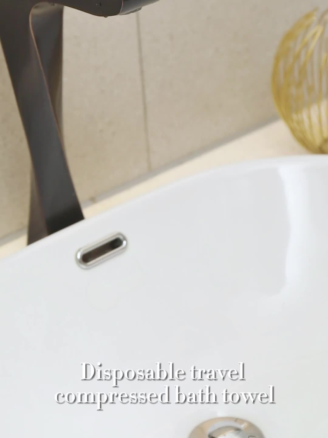 Enlarge And Thicken Disposable Compressed Bath Towel Travel Hotel Salon ...