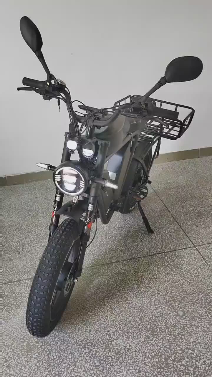 Yolin V1 Cargo Electric Bike 2000w Motor 52v Triple Battery 76ah Fat ...