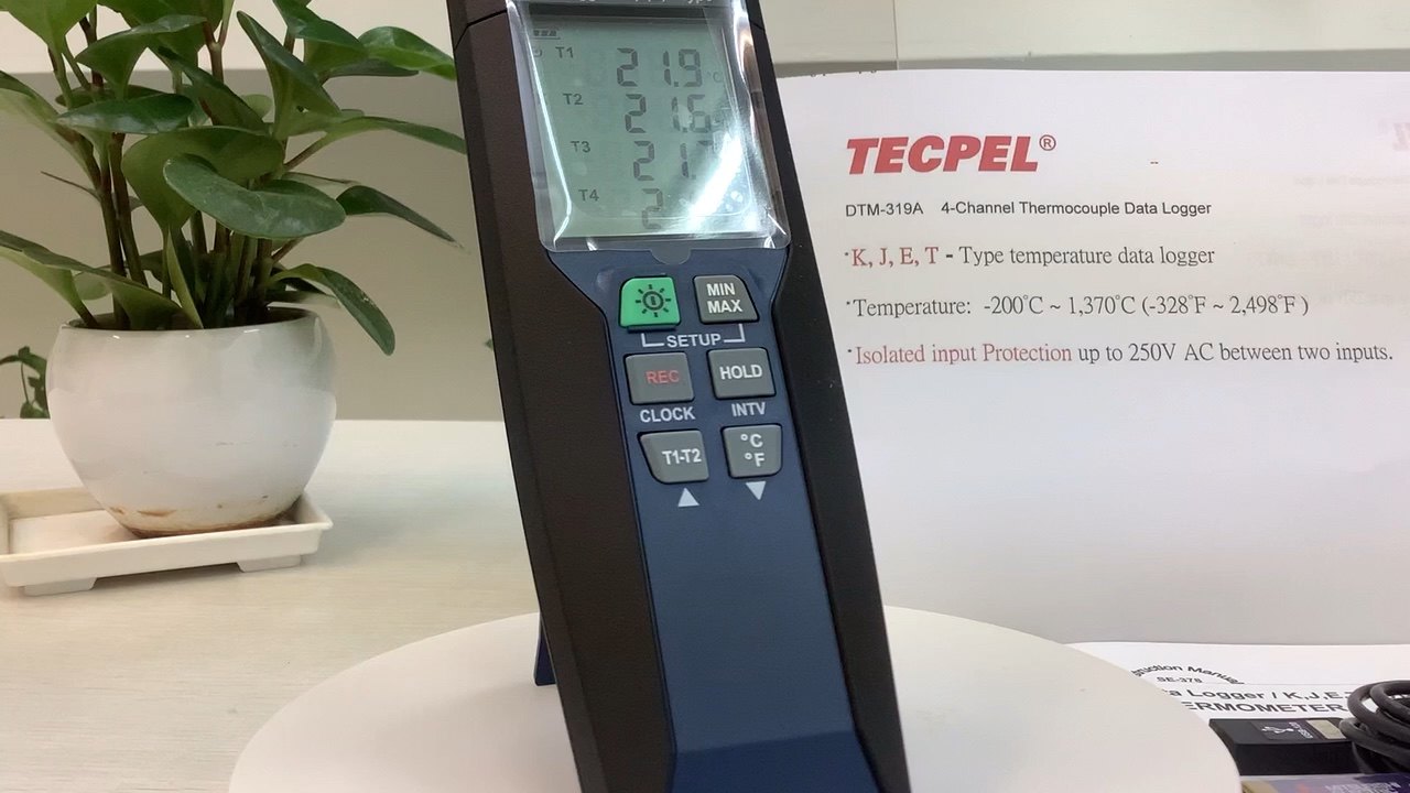 Tecpel Dtm-319a 4-channel Digital Temperature Data Logger - Buy Digital ...