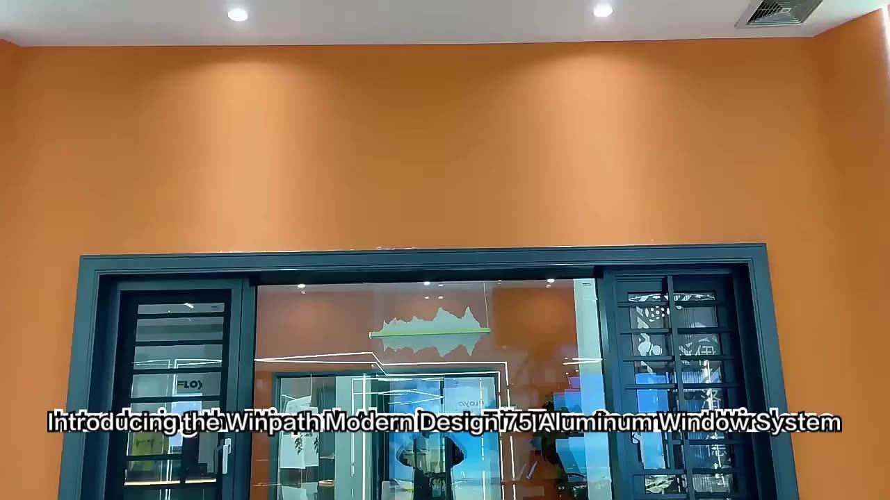 Modern Design 75 Aluminum Window System Sliding Balcony Window With ...