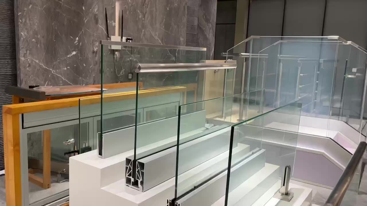 Hdsafe U Channel Balustrade Aluminum Extrusion Profile For Glass ...