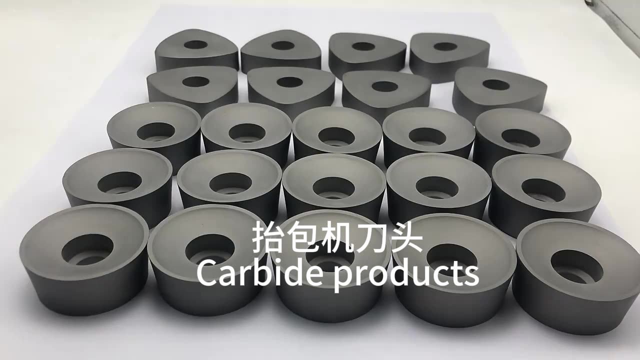 K30 Triangular Cutter Tungsten Carbide Profiled Parts With Holes Knife ...