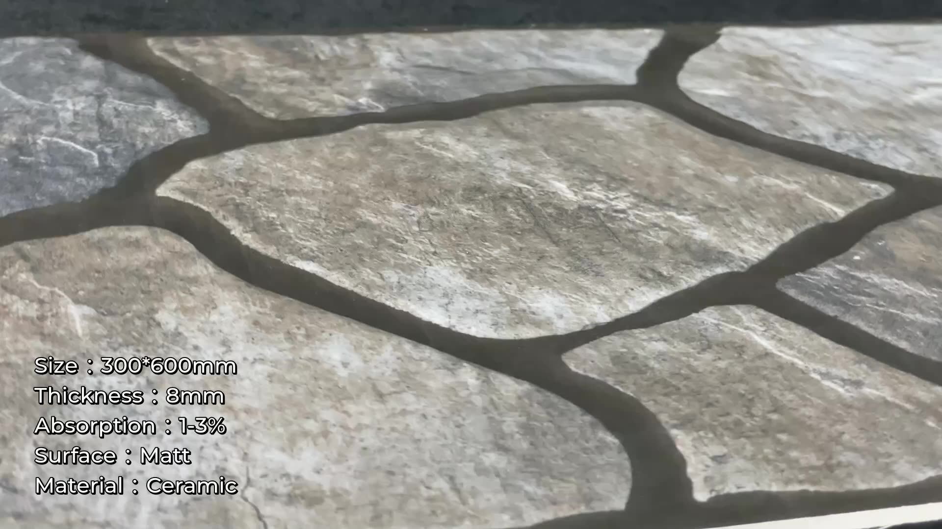 300x600mm Exterior Wall Tile Matte Glazed 300*600mm New Style Exterior ...