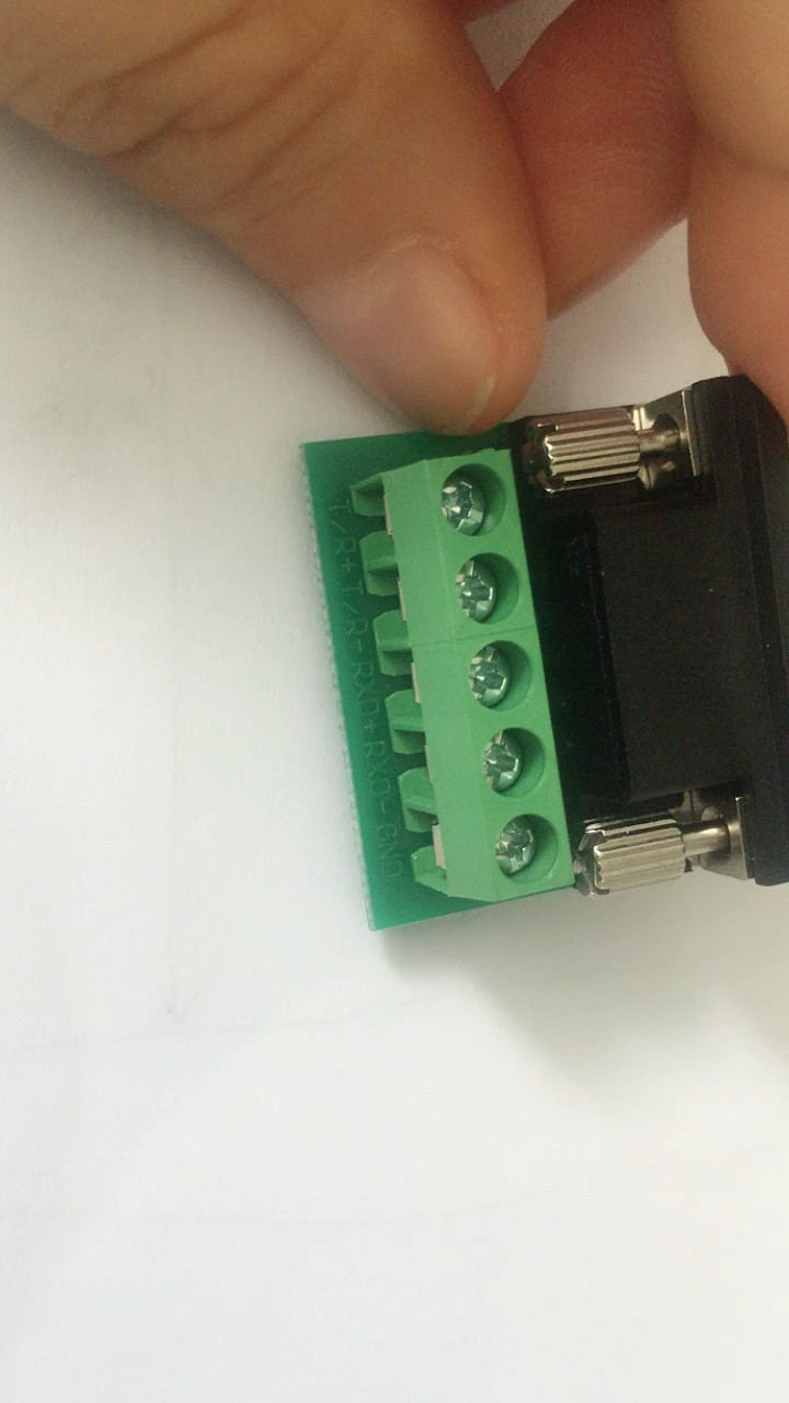 Male 9-pin D-sub Connector To Wire Terminal Block Db9 3-6pin Female ...