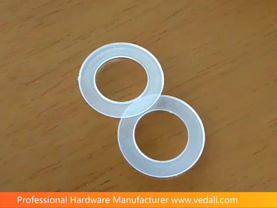 Clear Plastic Washers Flat Thin Pc / Polycarbonate Standard Din 125 M5 ...