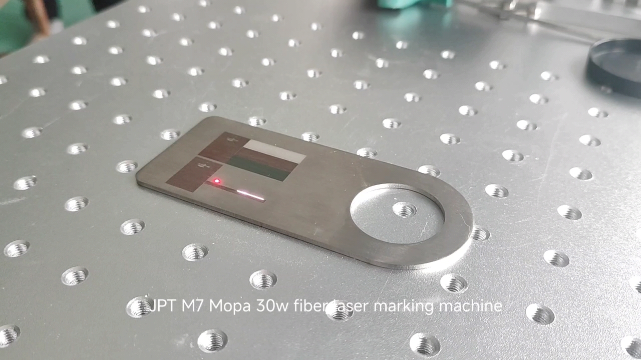 Rotary Jpt M7 Mopa 20w 30w 50w 70w 100w 30 Watt Color Fiber Laser Marking Machine For Metal ...