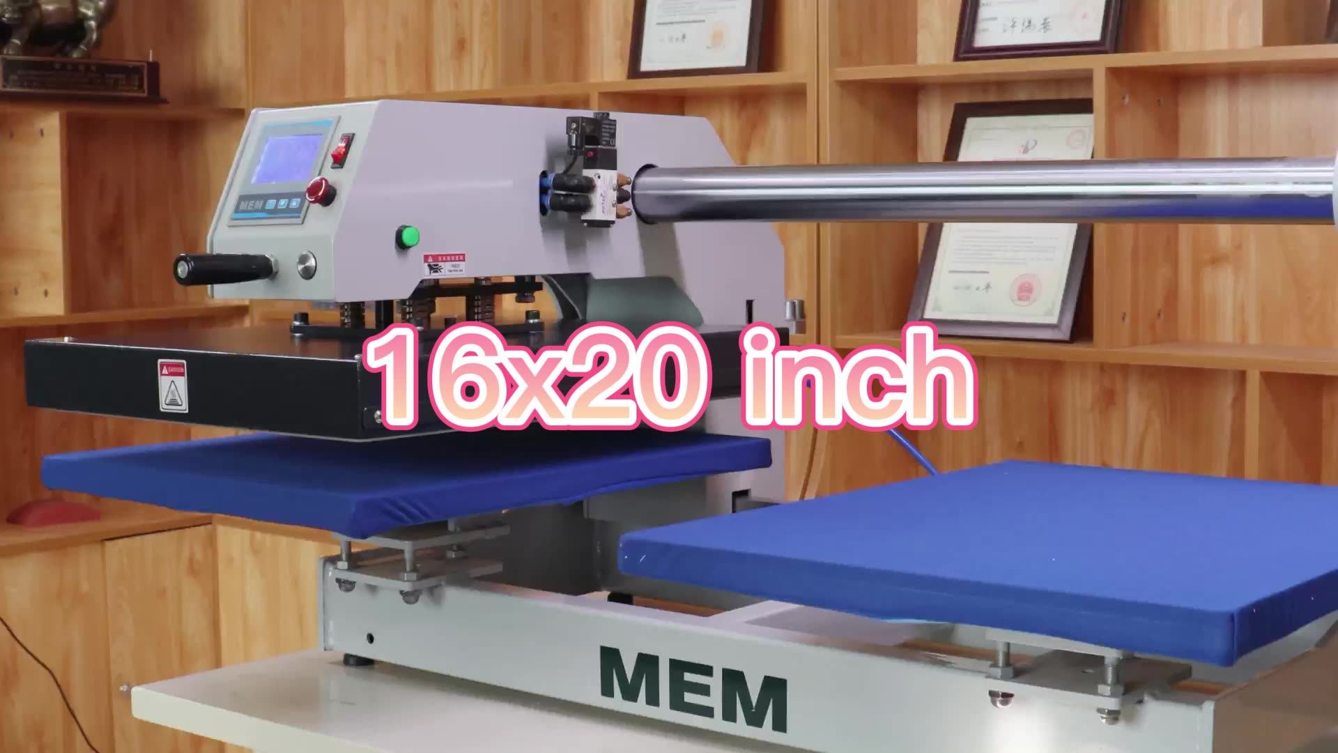Mem Tq 4050 Dual Station 16x20 Inch Pneumatic Heat Press Sublimation ...