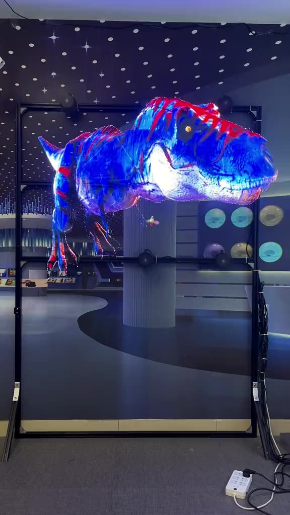 Naked Eye 3d Holofan F52 F56 F65 F80 F100 56cm 65cm 80cm 100cm Series Holographic Led Fan 3d ...