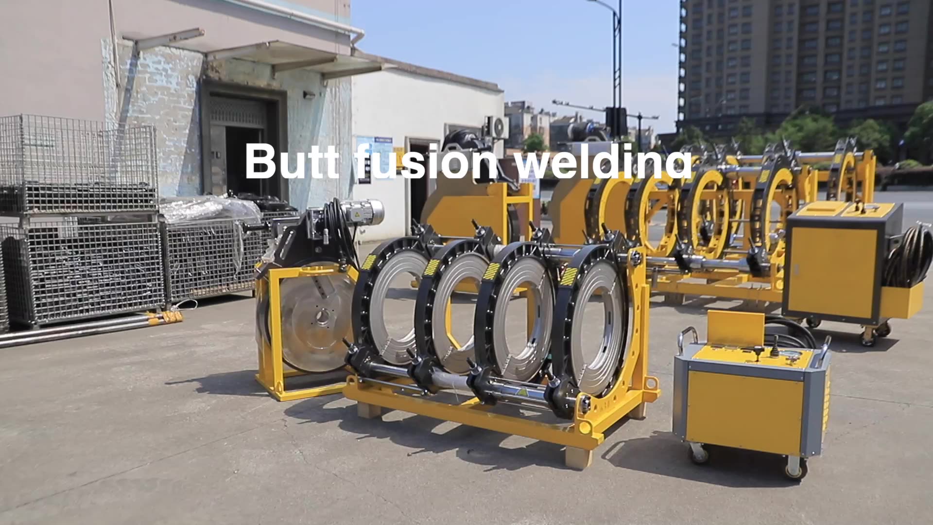 Soldador De Tubos De Polietileno De Alta Presión,Máquina De Soldadura A Tope De Fusión,Hdpe ...