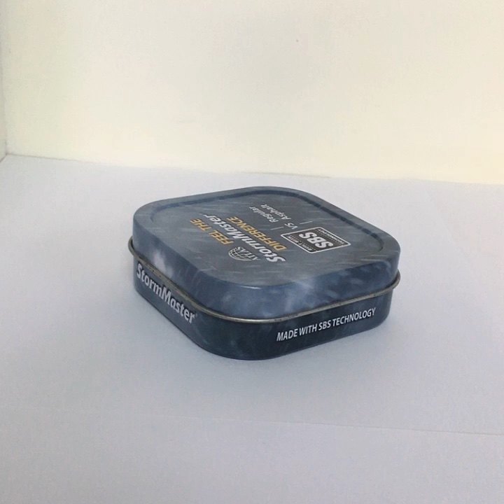 Black Square Metal Tin Box Empty Gift Box - Buy Custom Printed Tin Can ...