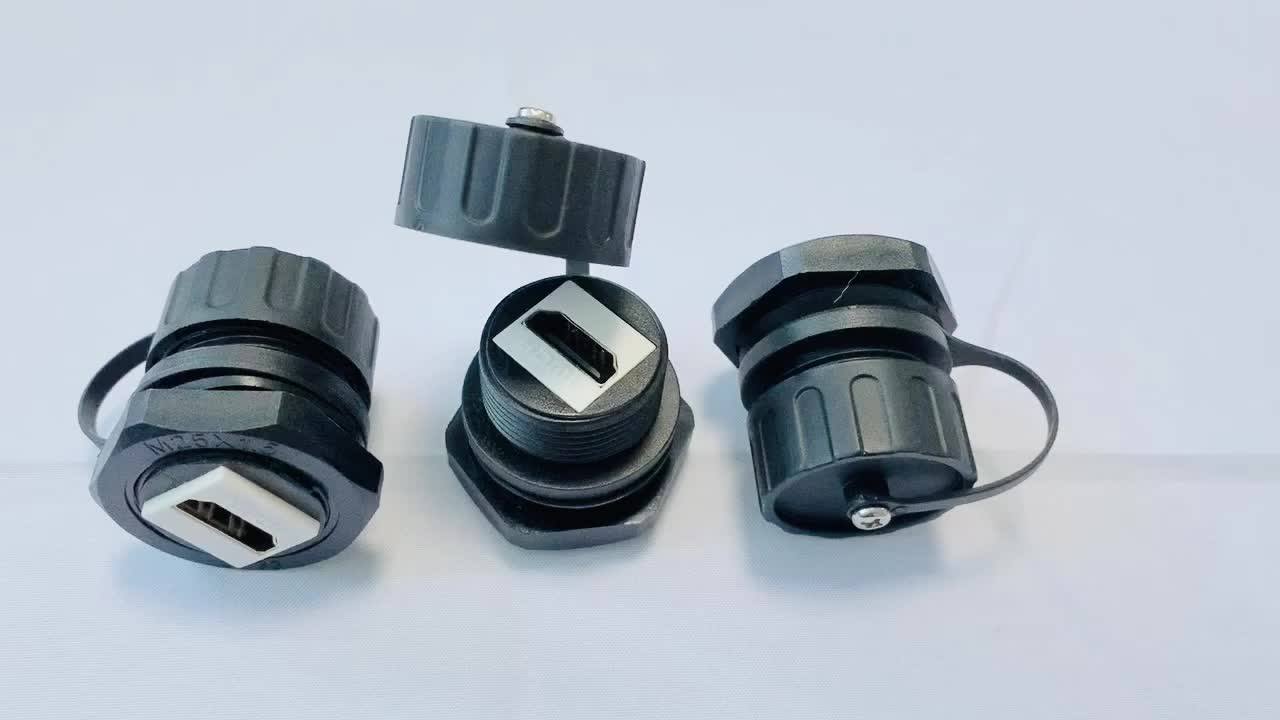 Waterproof Panel Mount Usb Connector 3.0 Type A Port Usb Socket - Buy ...