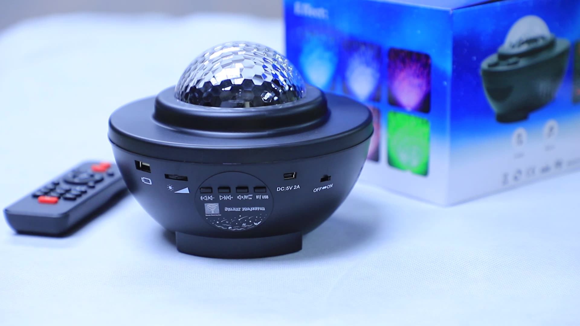 Voice Wave Star Ocean Wifi Smart Life Multicolor Ocean Relax Projector ...