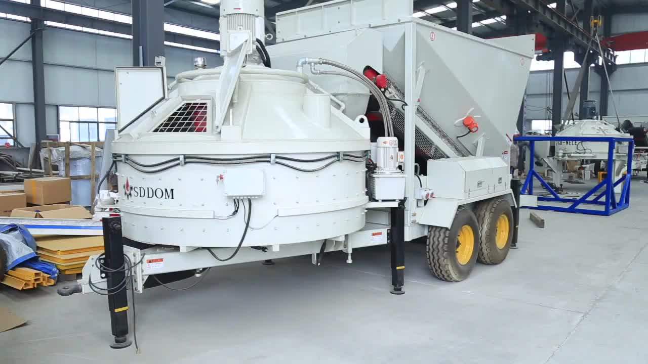 Overseas Service Provided Concrete Wet Mixing Plant Manufacturer Hzs 25 ...